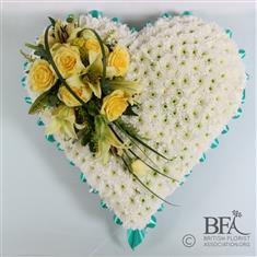 Massed Heart - Funeral Flowers Henley-on-Thames